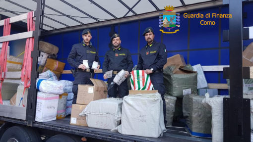 Tir fermato alla dogana di Chiasso, sequestrati prodotti contraffatti ... Tir fermato alla dogana di Chiasso, sequestrati prodotti contraffatti ...
