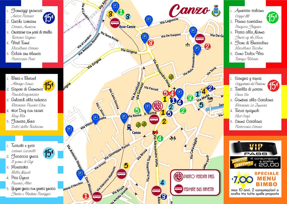 DegustaCanzo 2019: cibi e sapori dall'Europa tra le vie di Canzo ...