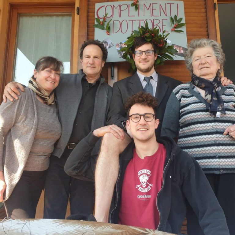 Laurea a distanza per Mirko Rossini. Corpo Musicale "Masciadri" in festa! | Erbanotizie