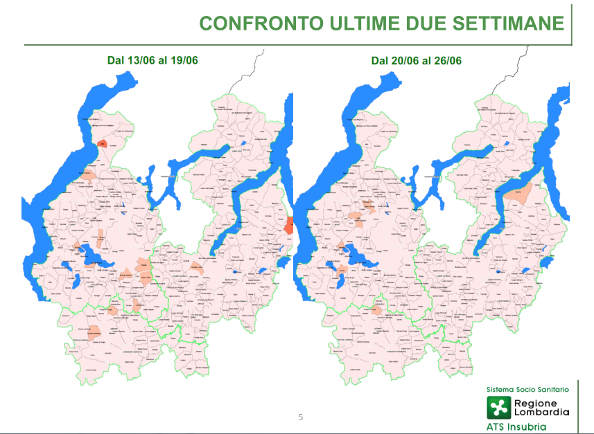 Covid: 110 nuovi positivi, 26 nel comasco. Il punto dell'Ats Insubria ...